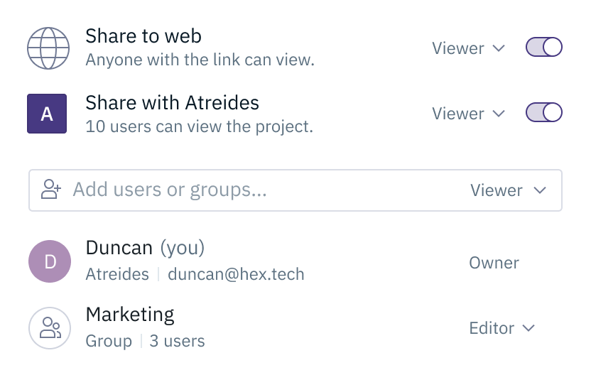 App Builder & Dashboards | Hex