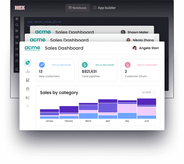 Embedded Analytics Hex